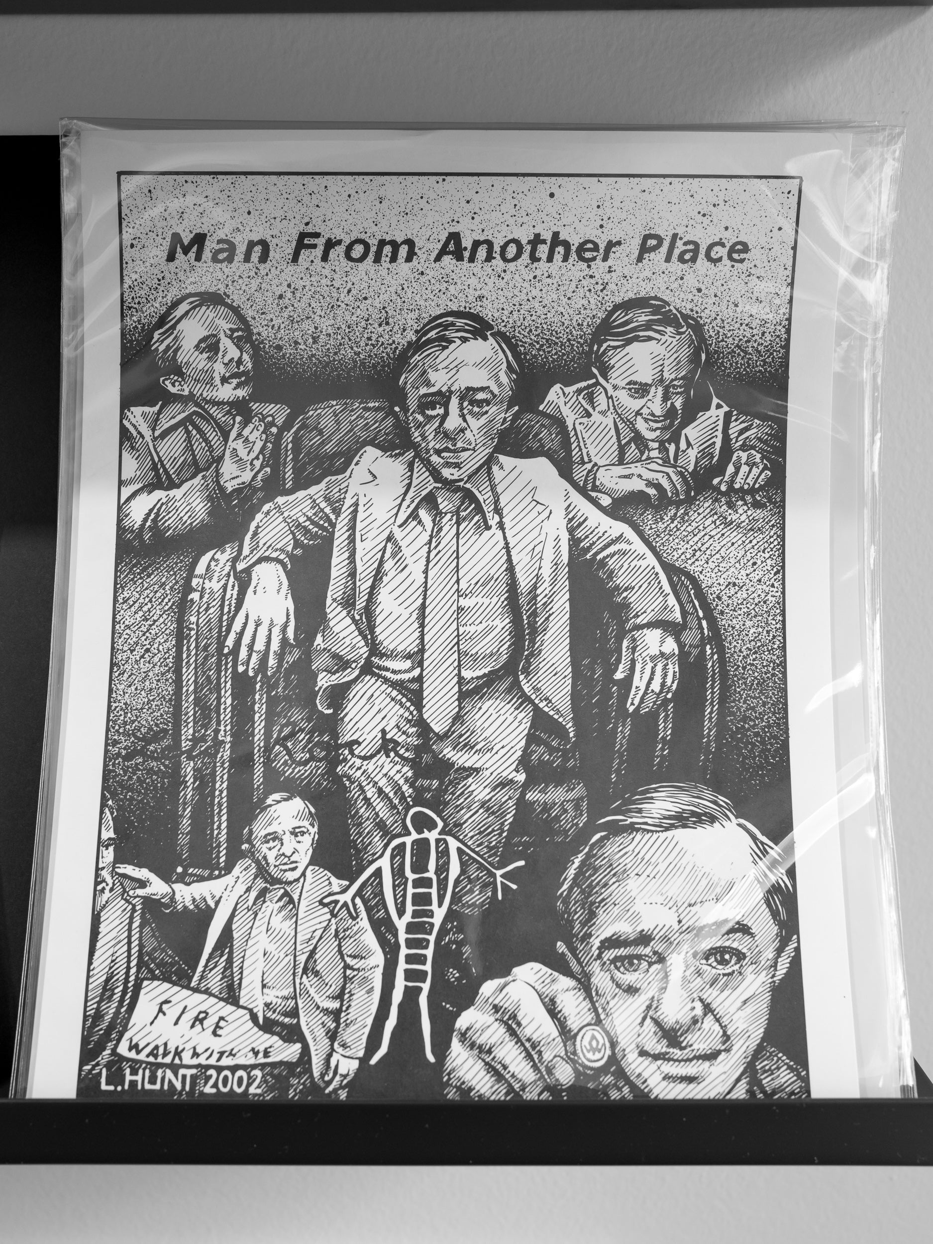Man From Another Place - 8.5x11 Signed, Limited Edition Pen and Ink Dr
